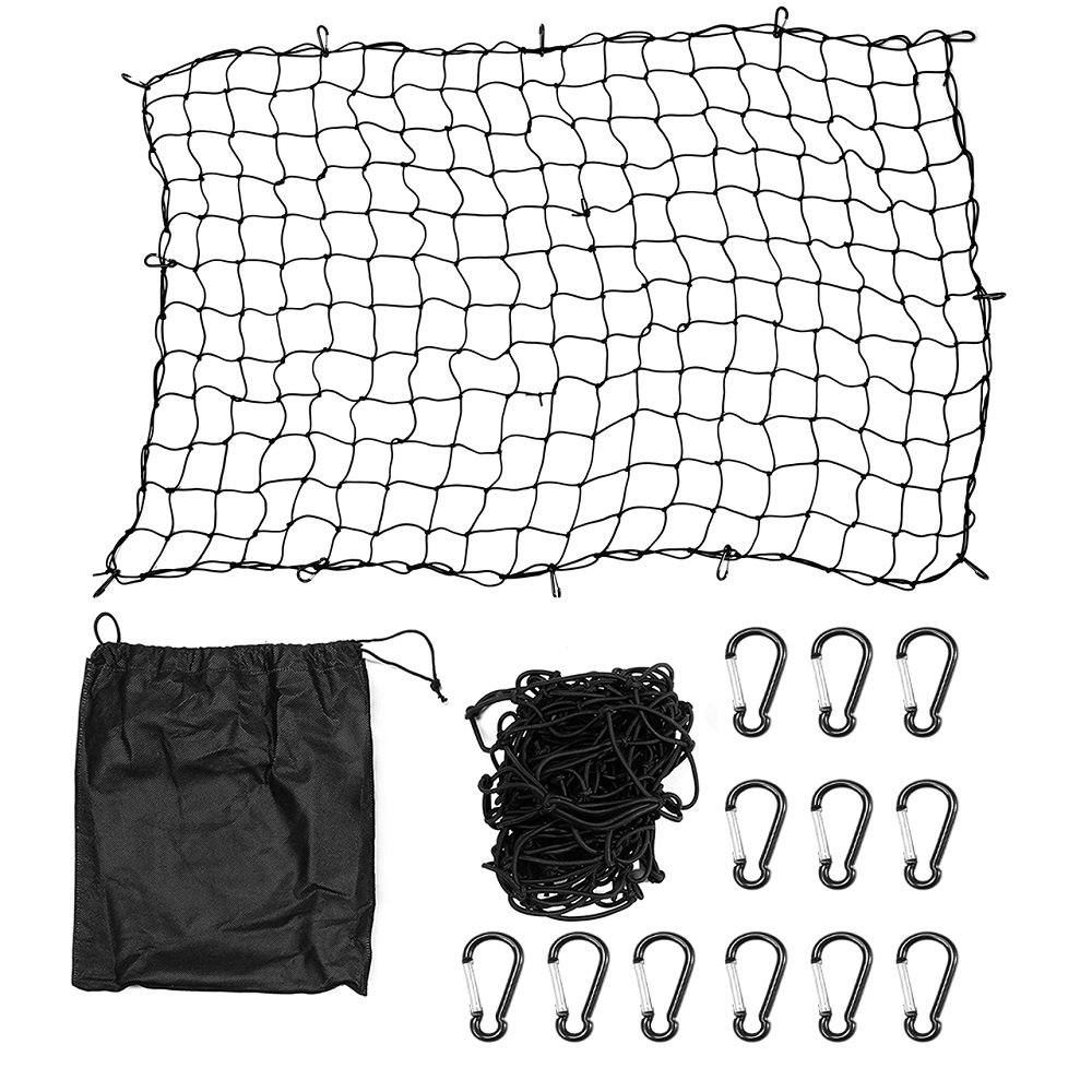 Buy DEDC 4' x 6' Cargo Net for Pickup Truck Bed Stretches to 12' x 18 ...