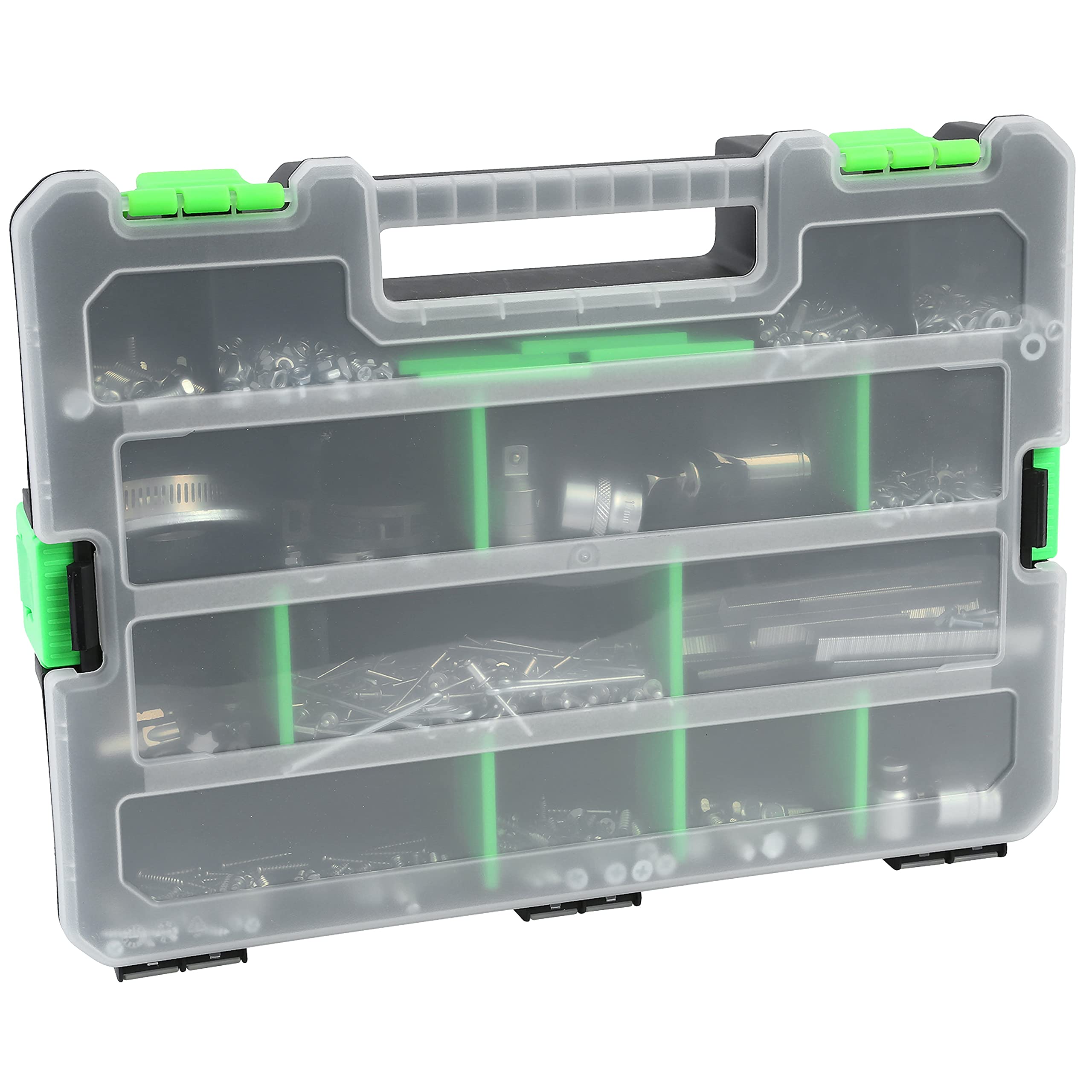 OEMTOOLS 22188 Interlocking 20-Compartment Organizer, Part Storage ...