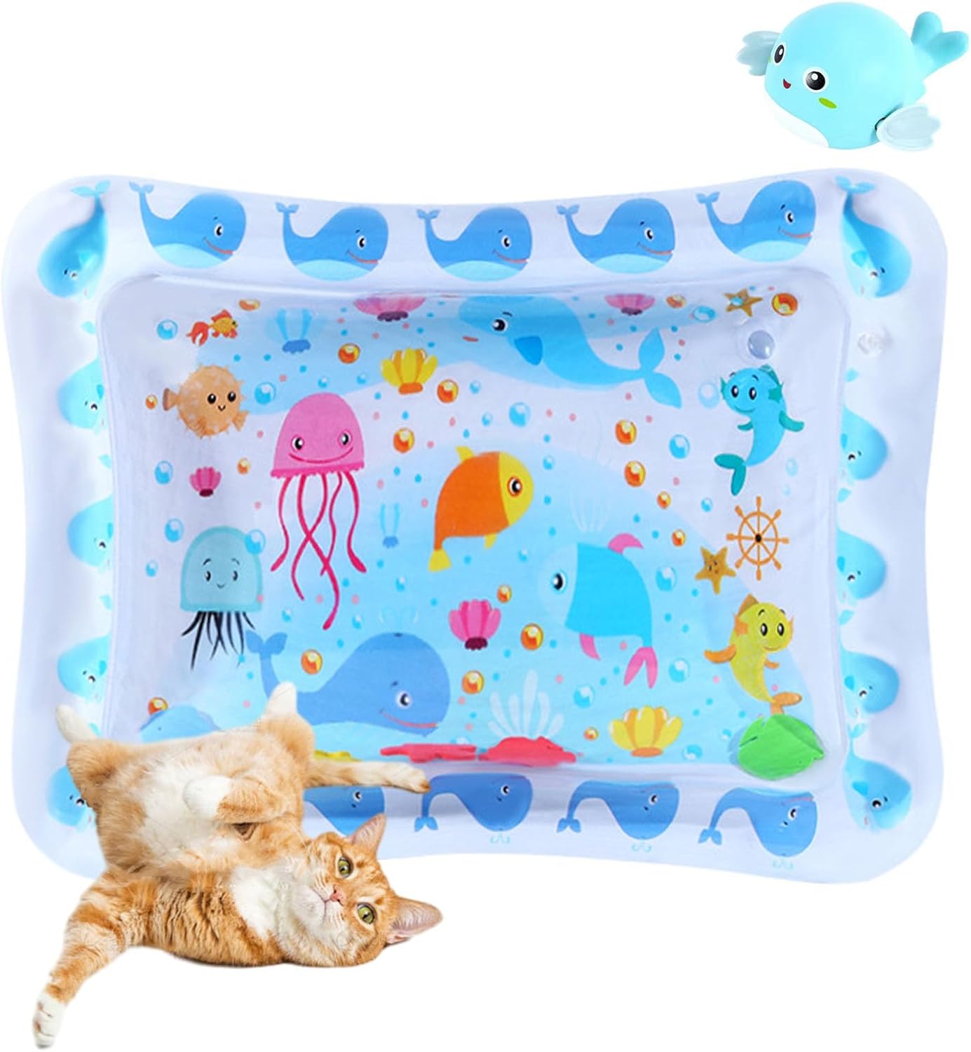 Amazon.com : Water Sensory Play Mat for Cats, Thickened Sensory Water ...
