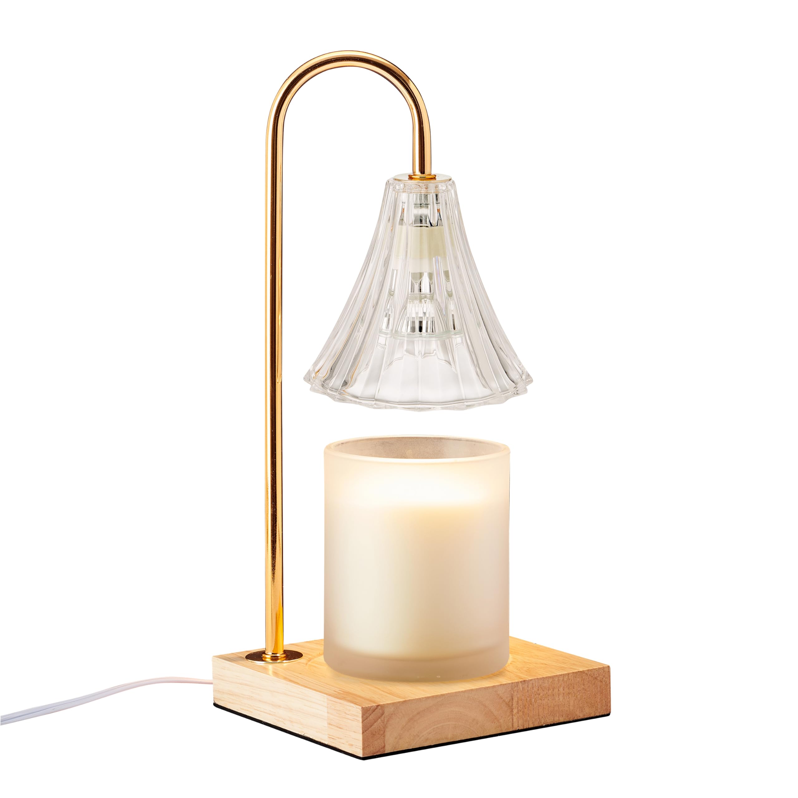 Amazon.com: Mikasa Clear Glass Shade Electric Candle Warmer Lamp for ...