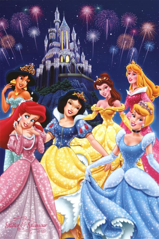 Amazon.de: 1art1 43262 Walt Disney - Prinzessinnen, Glamour Poster 91 x ...
