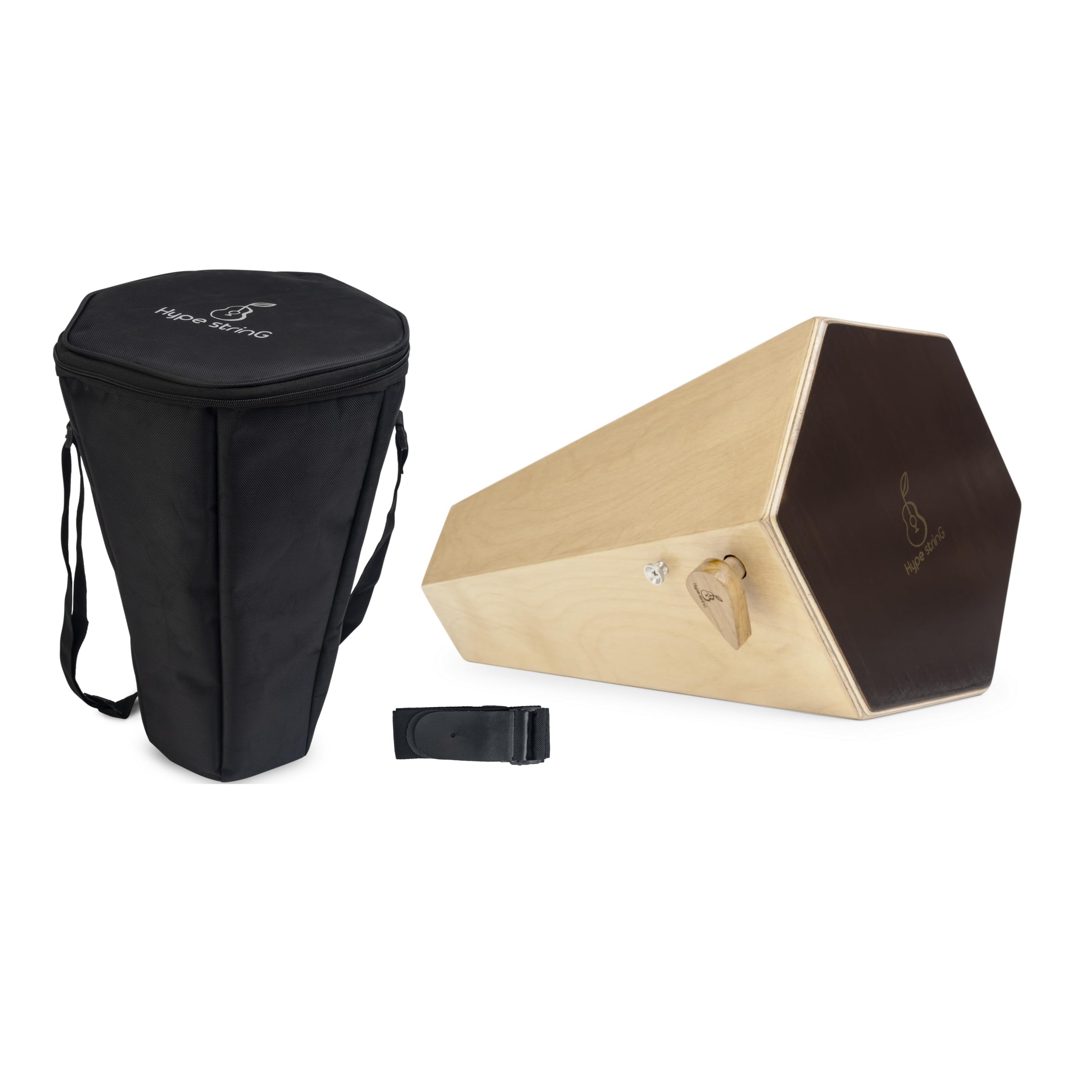 Hype String Wooden Djembe Cajon (DCT200) | With Cover Bag : Amazon.in ...