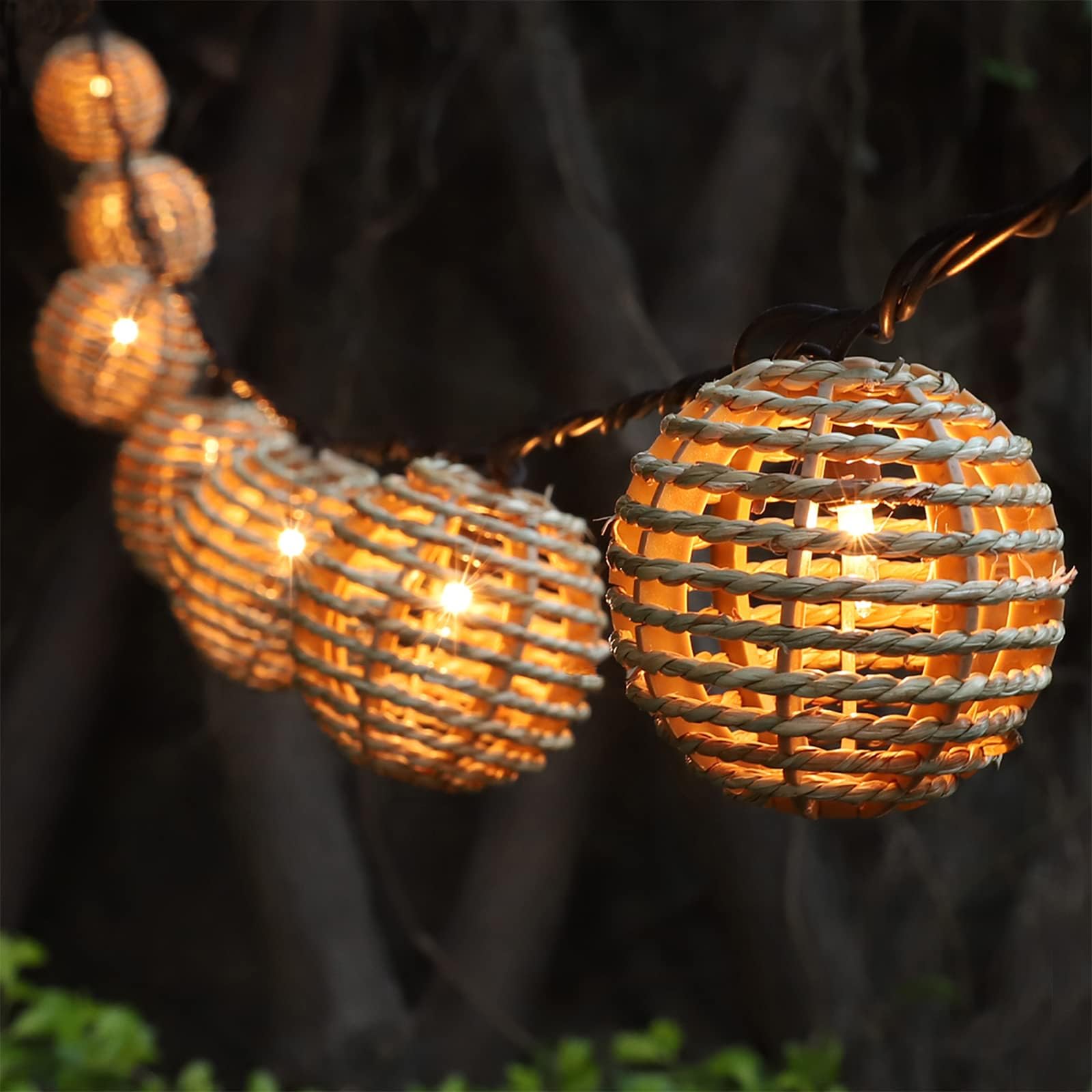Amazon.com : Nautical Fishing Float String Lights, Beach Themed Buoy ...
