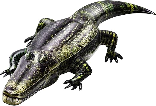 Amazon.com: Liliful 1 Pcs 49 Inch Inflatable Alligator Pool Float ...