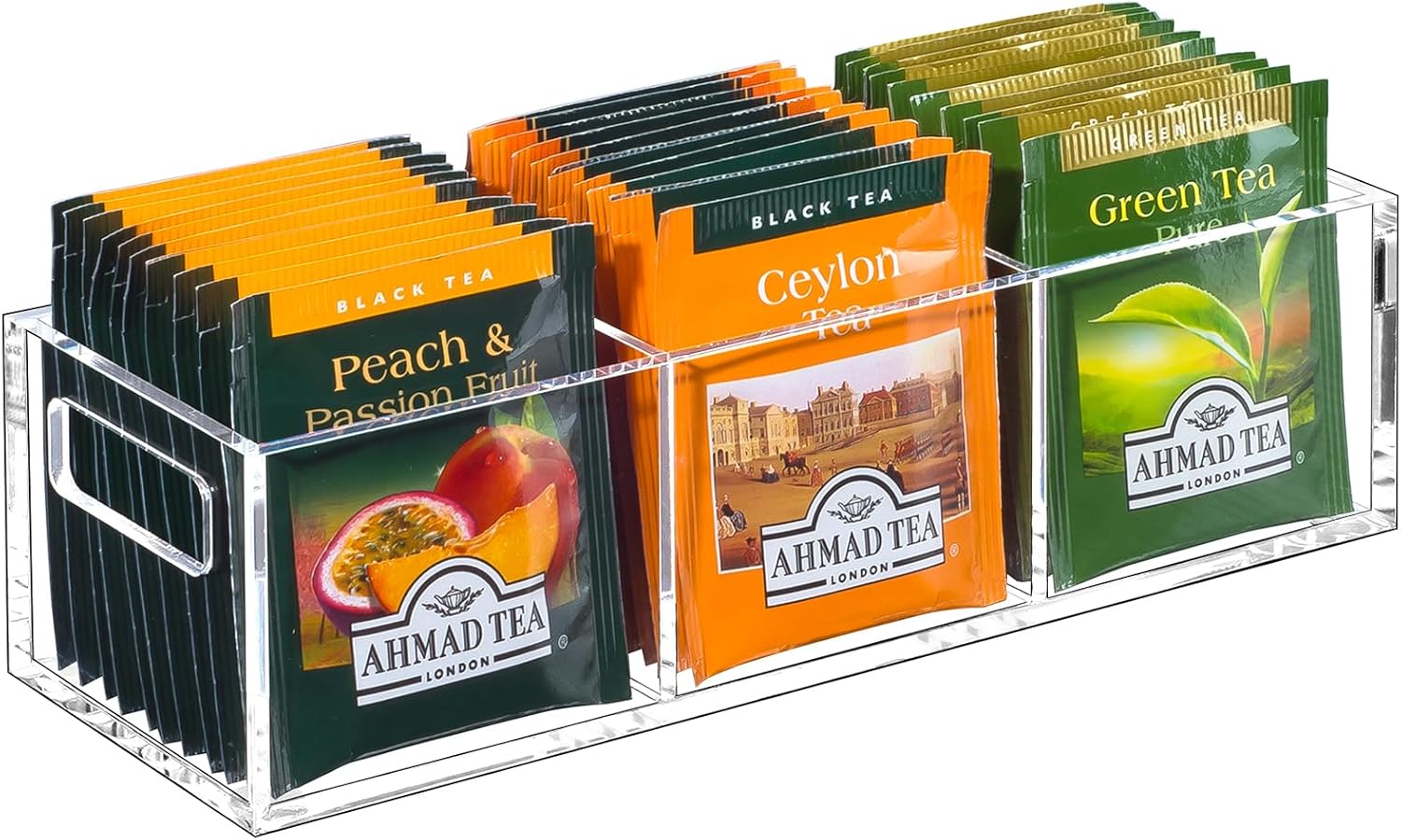 Amazon.com: BEYGORM Tea Bag Organizer for Tea Bags, Small Acrylic ...