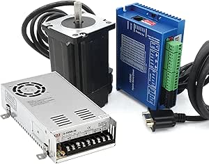 Amazon.com: Nema24 3Nm 3.465 in bucle cerrado servo motor paso a paso 2 fases HSS60 controlador ...