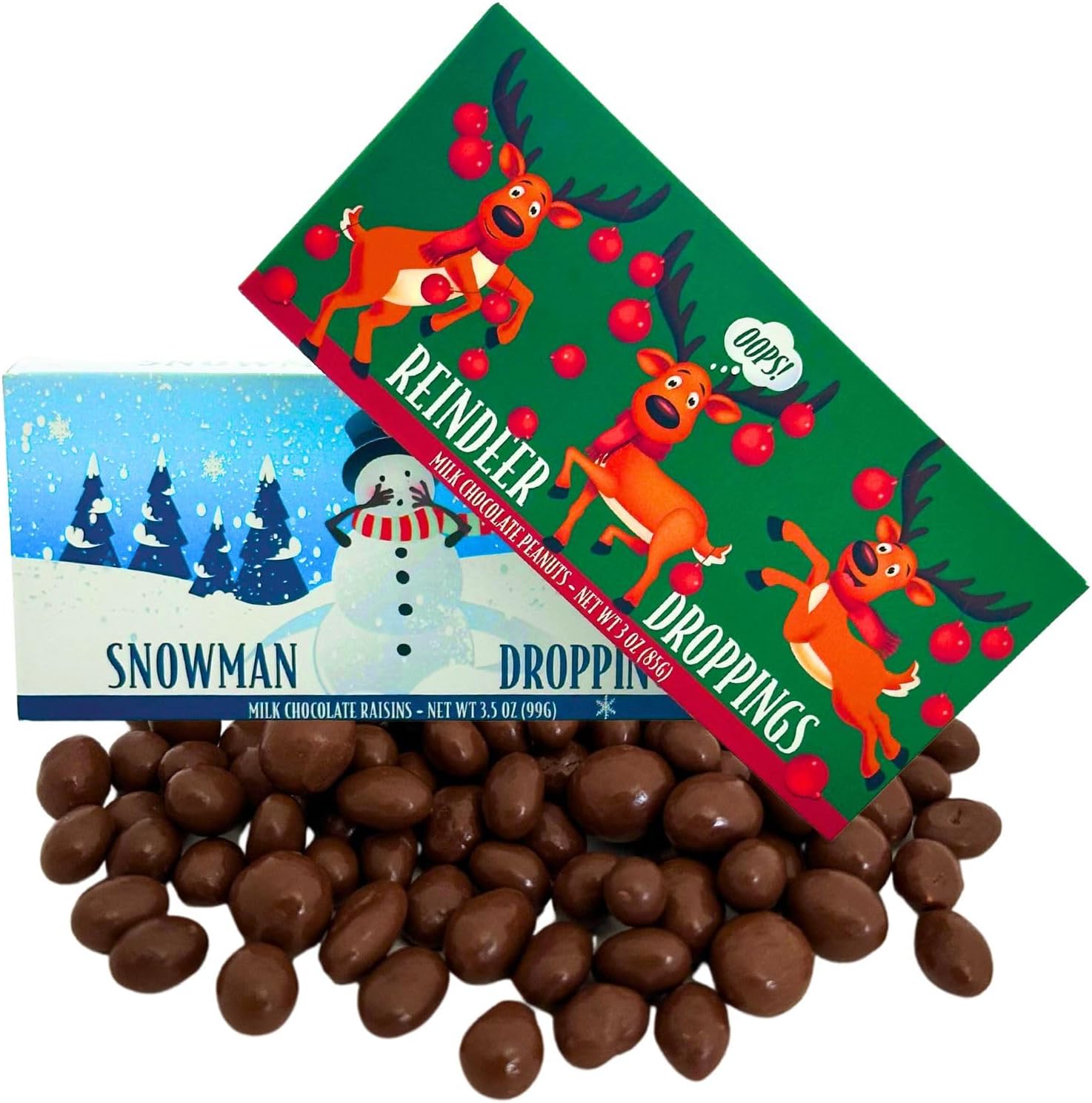 Amazon.com : Reindeer Poop and Chocolate Snowballs Set - Funny ...