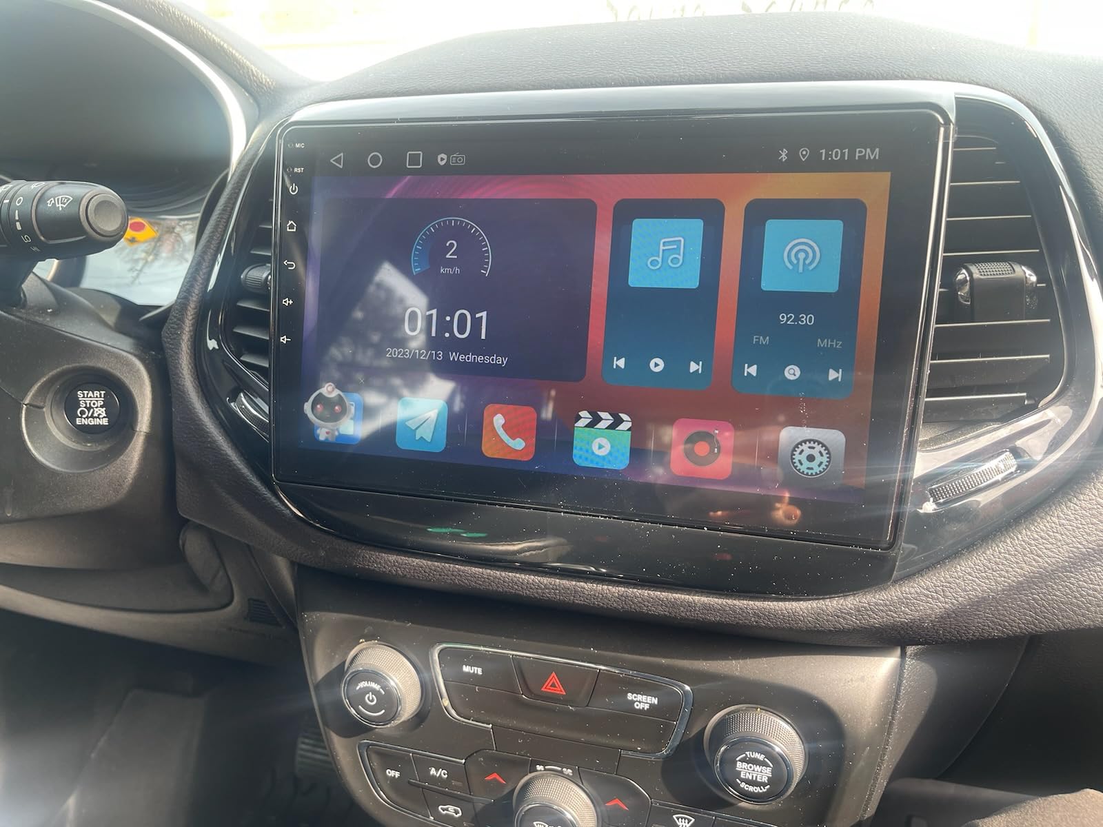 Amazon.com: 2+32G Android 13 Car Stereo for Jeep Compass 2017-2020 with ...