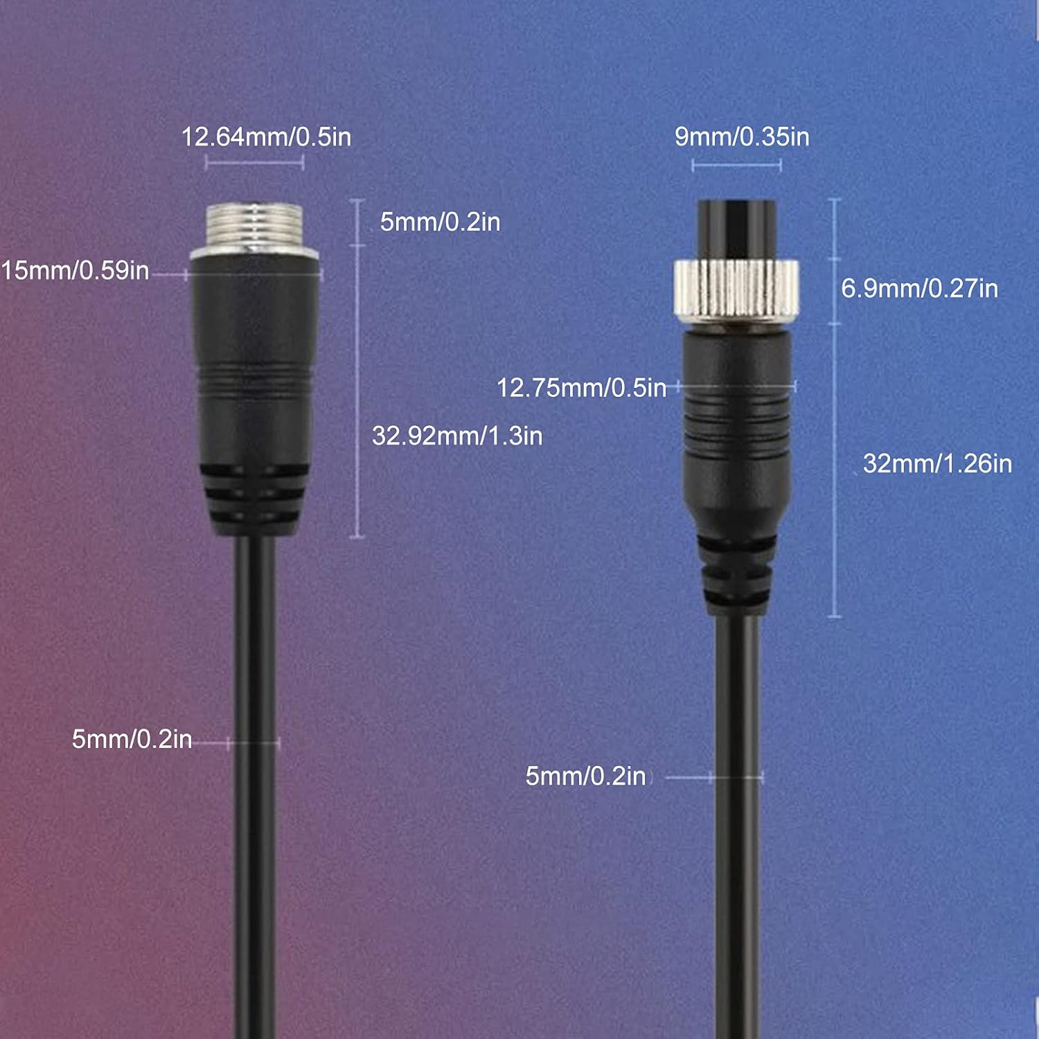Pilipane 4 Pin Car Camera Cable Instruction Manual