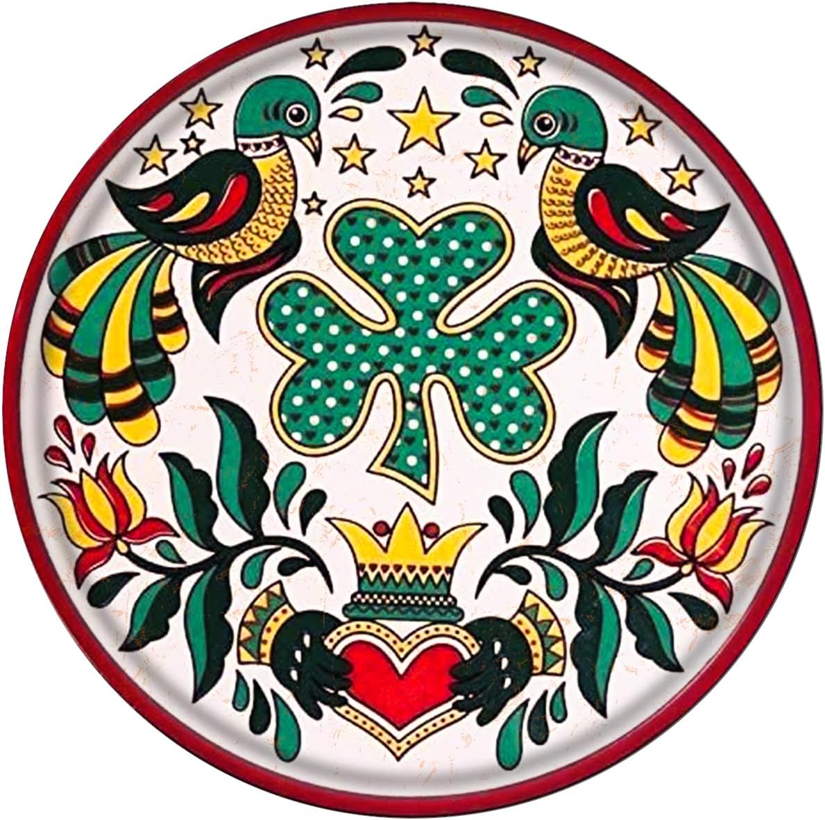 Amazon.com: Pennsylvania Dutch Double Distelfink Metal Sign 12 ...