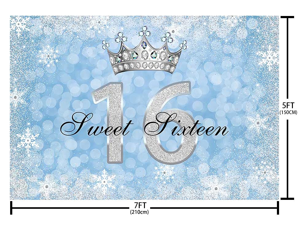 Sweet 16 Invitations Blue Background Sweet 16 Invitations | Match Your
