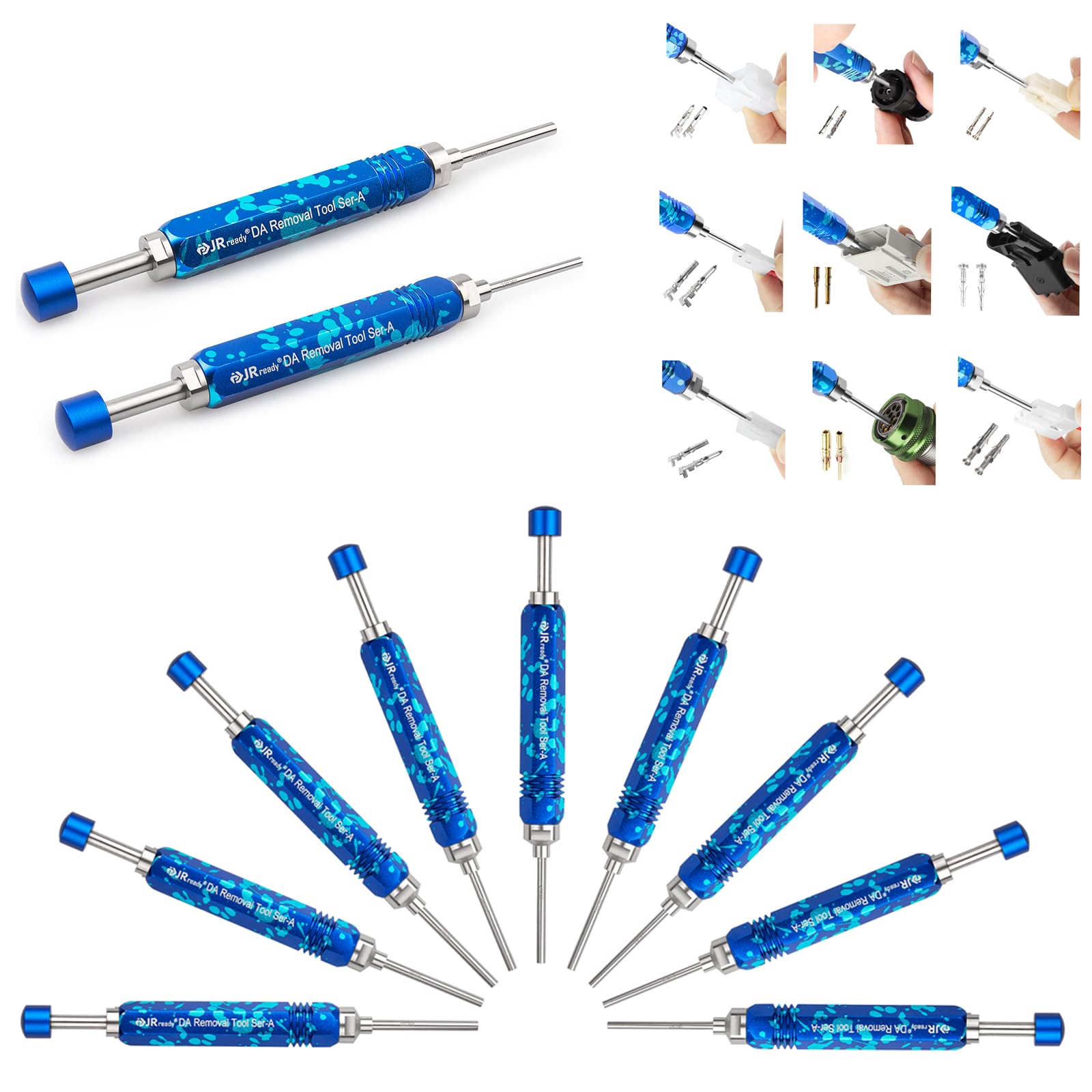 Molex Pin Extractor JRready Tool Kit – 5 Sizes For .062" & .093 ...