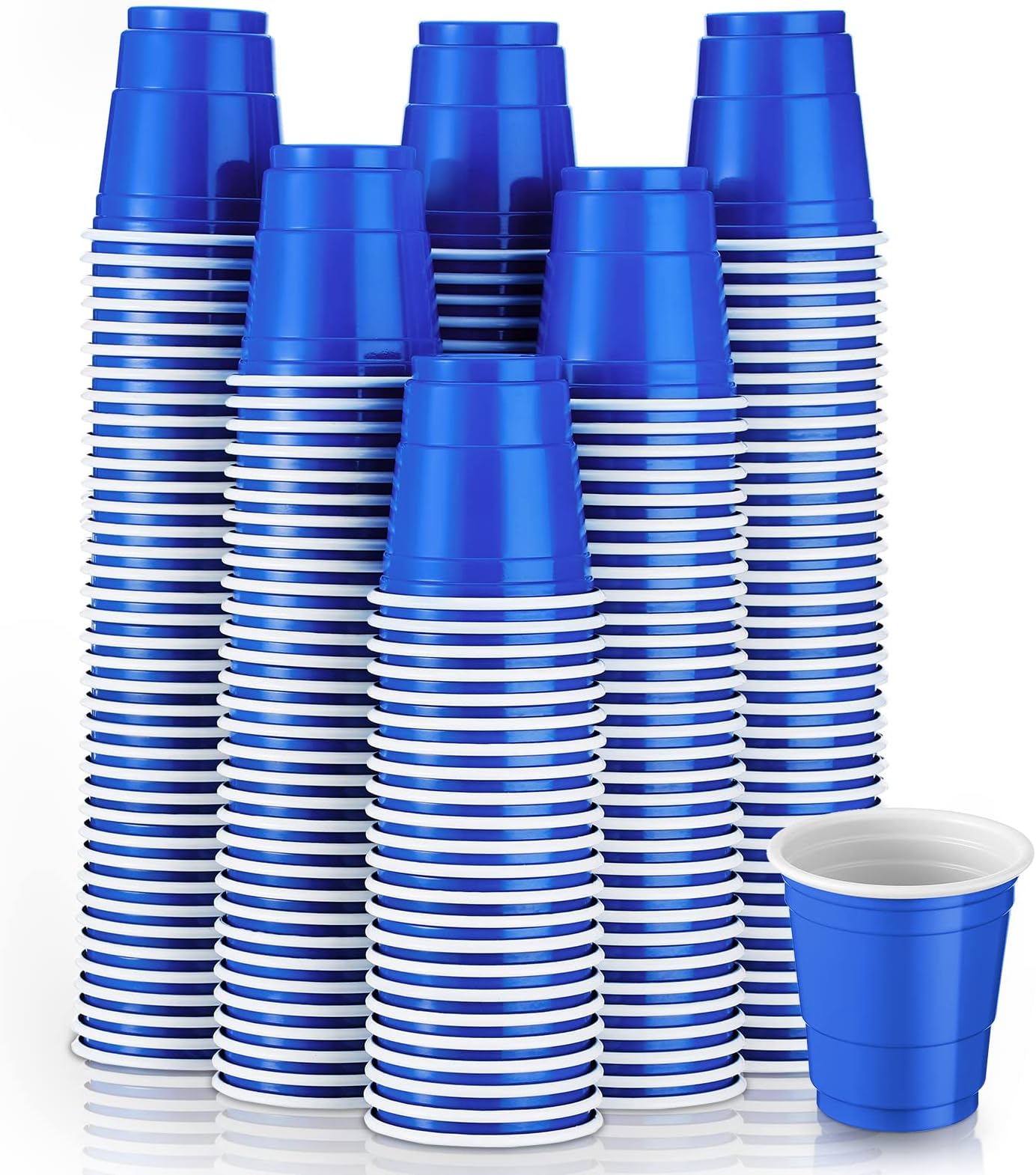 Amazon.com: Lilymicky 300 PACK 2 oz Plastic Shot Glasses, Red ...