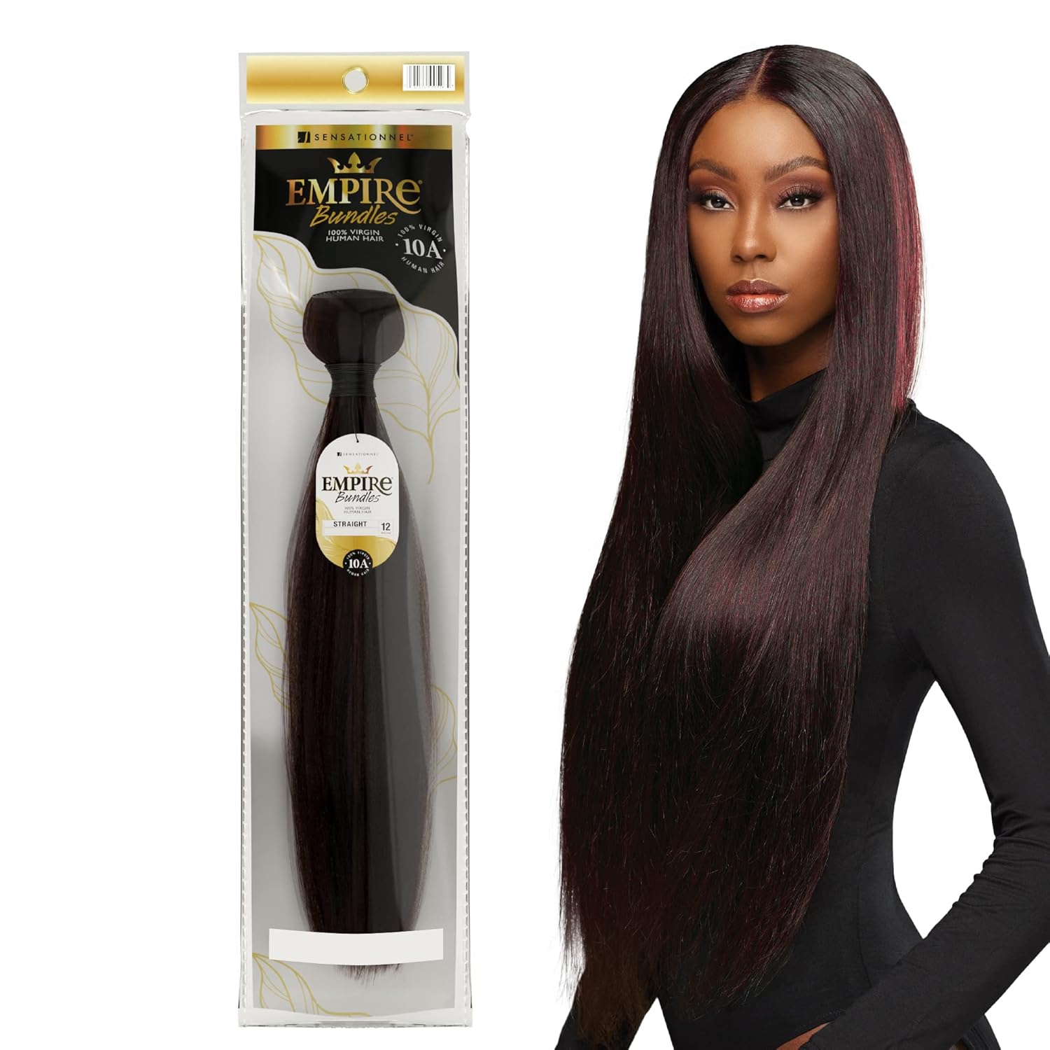 Amazon.com: Sensationnel Empire Bundles- Straight 10a Tangle Shed Free Human Hair for Weaving ...