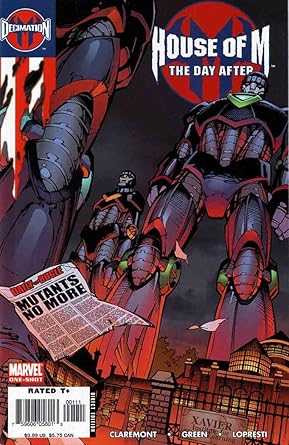 Amazon.com: Decimation: House of M-The Day After #1 VF ; Marvel comic ...
