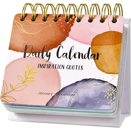 Amazon.com : Motivational Calendar - Daily Flip Calendar with ...