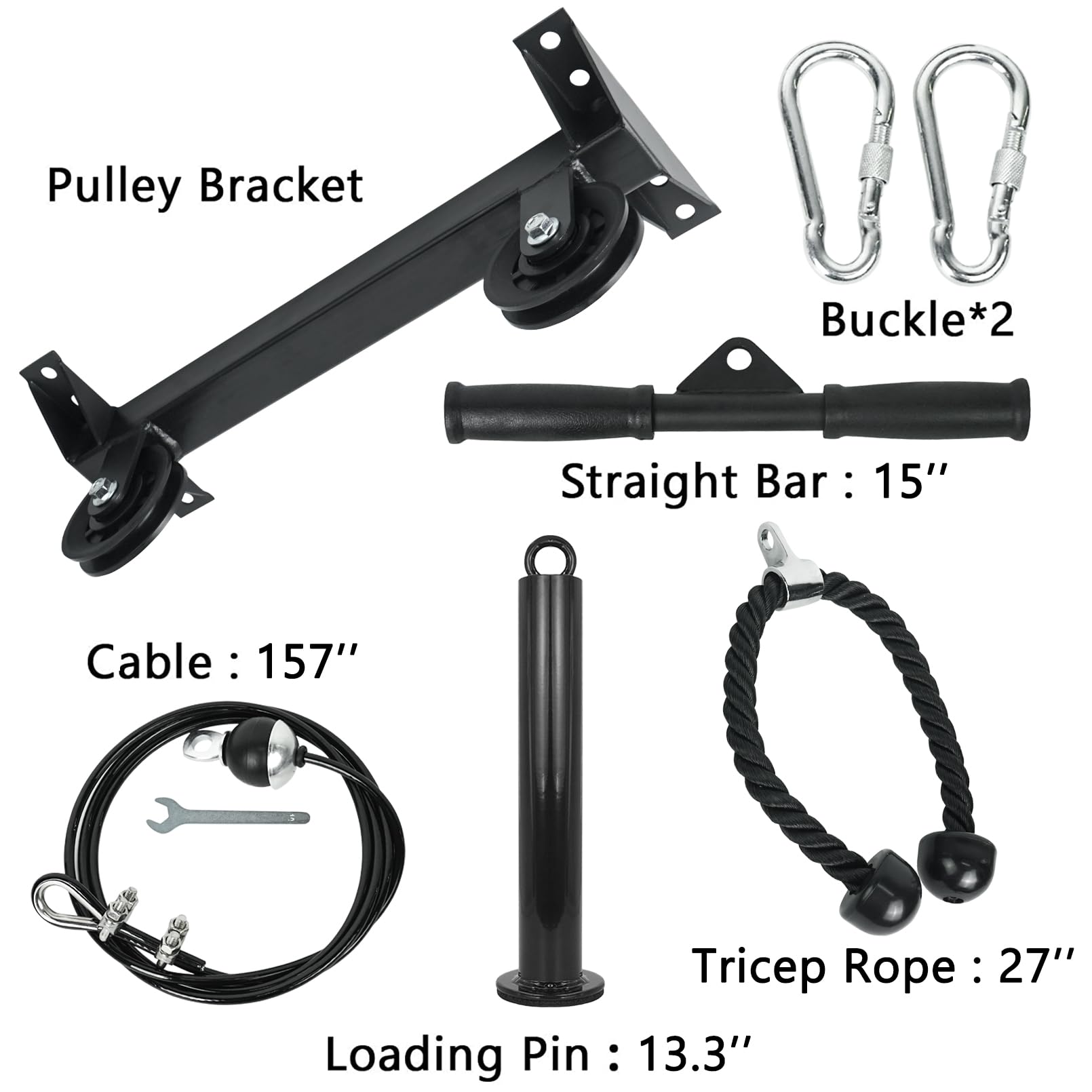 Snapklik.com : Luwint Ceiling Mount Fitness Pulley System