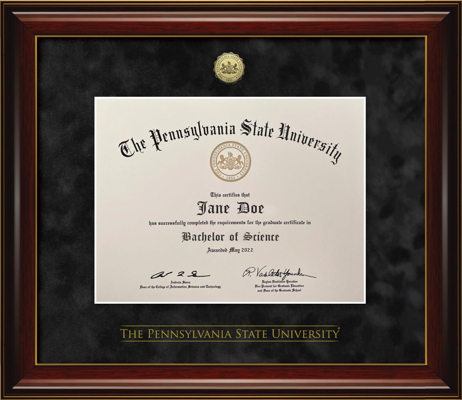 Amazon.com - Penn State University Diploma Frame - Eco-Friendly ...