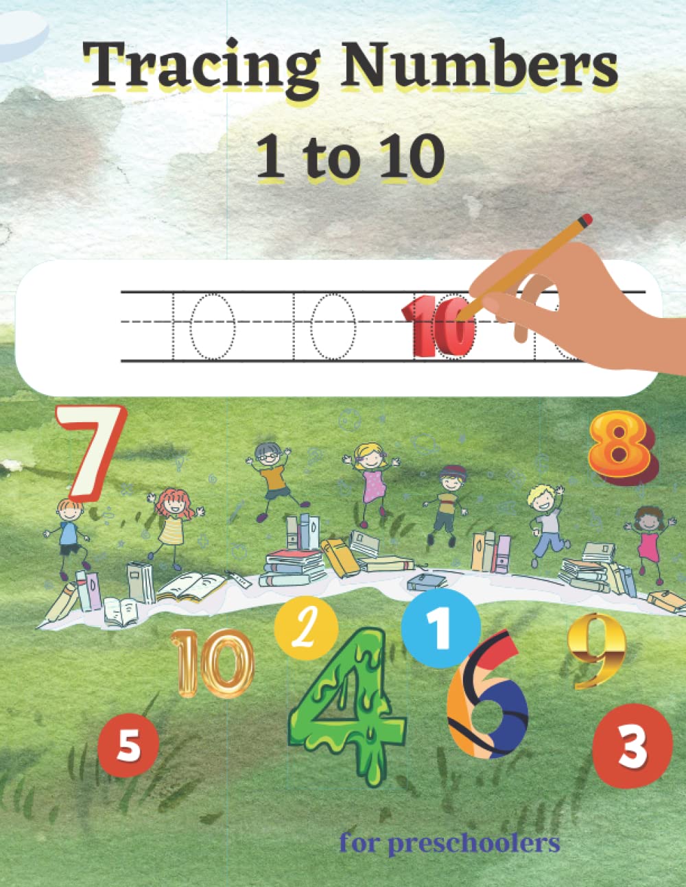 Buy Tracing Numbers 1 to 10 Worksheets for Preschoolers and ...