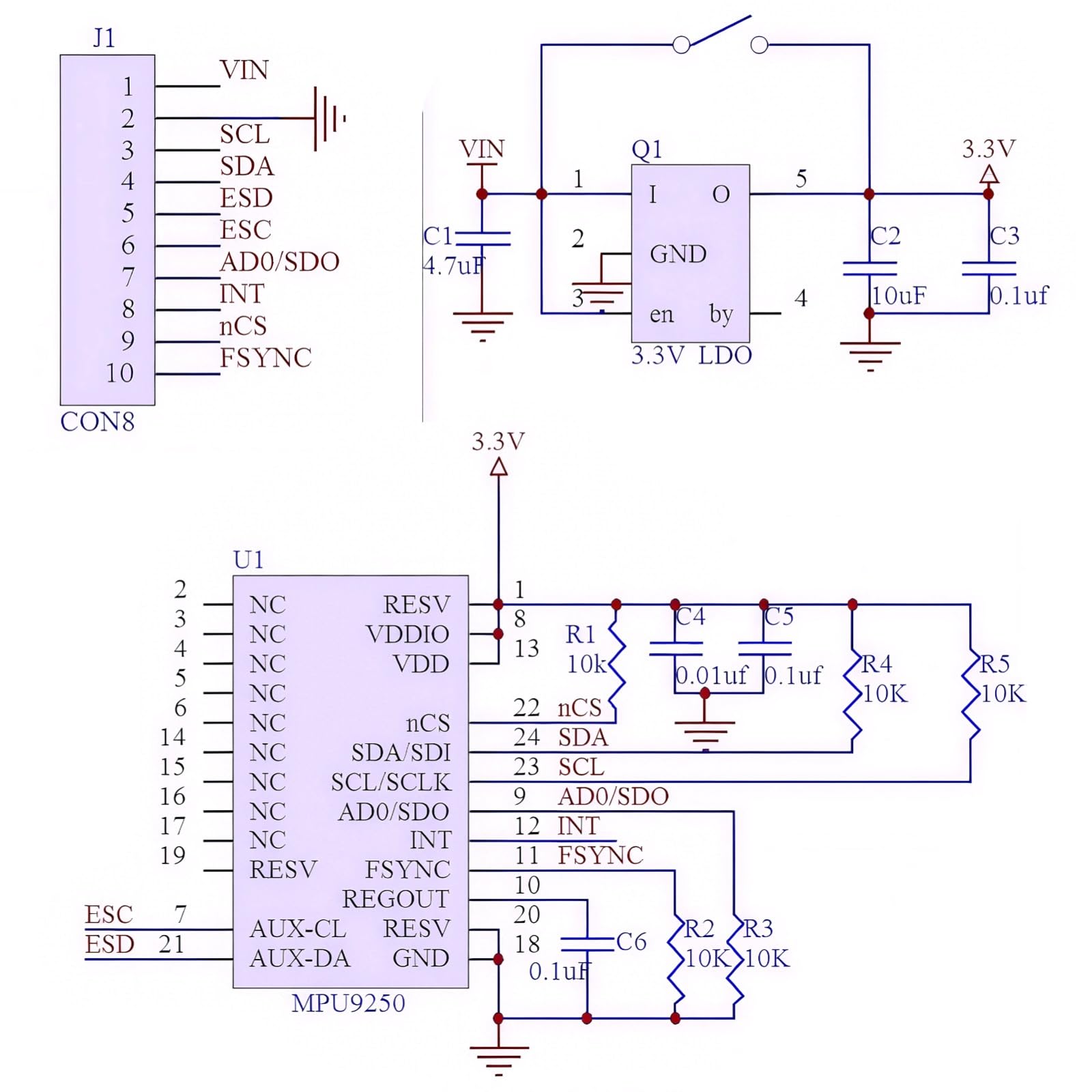 Snapklik.com : MPU9250 GY-9250 Acceleration Gyroscope Sensor