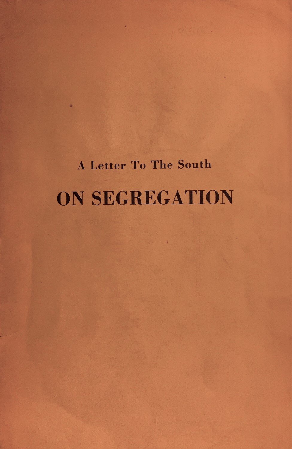 Buy A Letter to the South on Segregation Online at desertcartINDIA