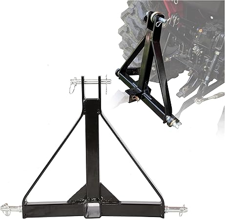 Amazon.com: 3 Point 2 Receiver Trailer Hitch Category 1 Tractor Tow ...