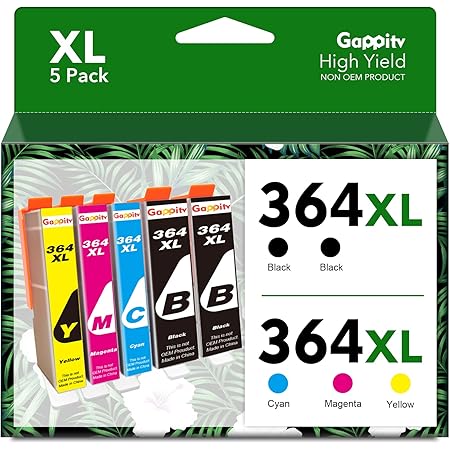 HP 364 CMYK Ink Cartridge Combo 4-Pack Standard Capacity : Amazon.co.uk ...