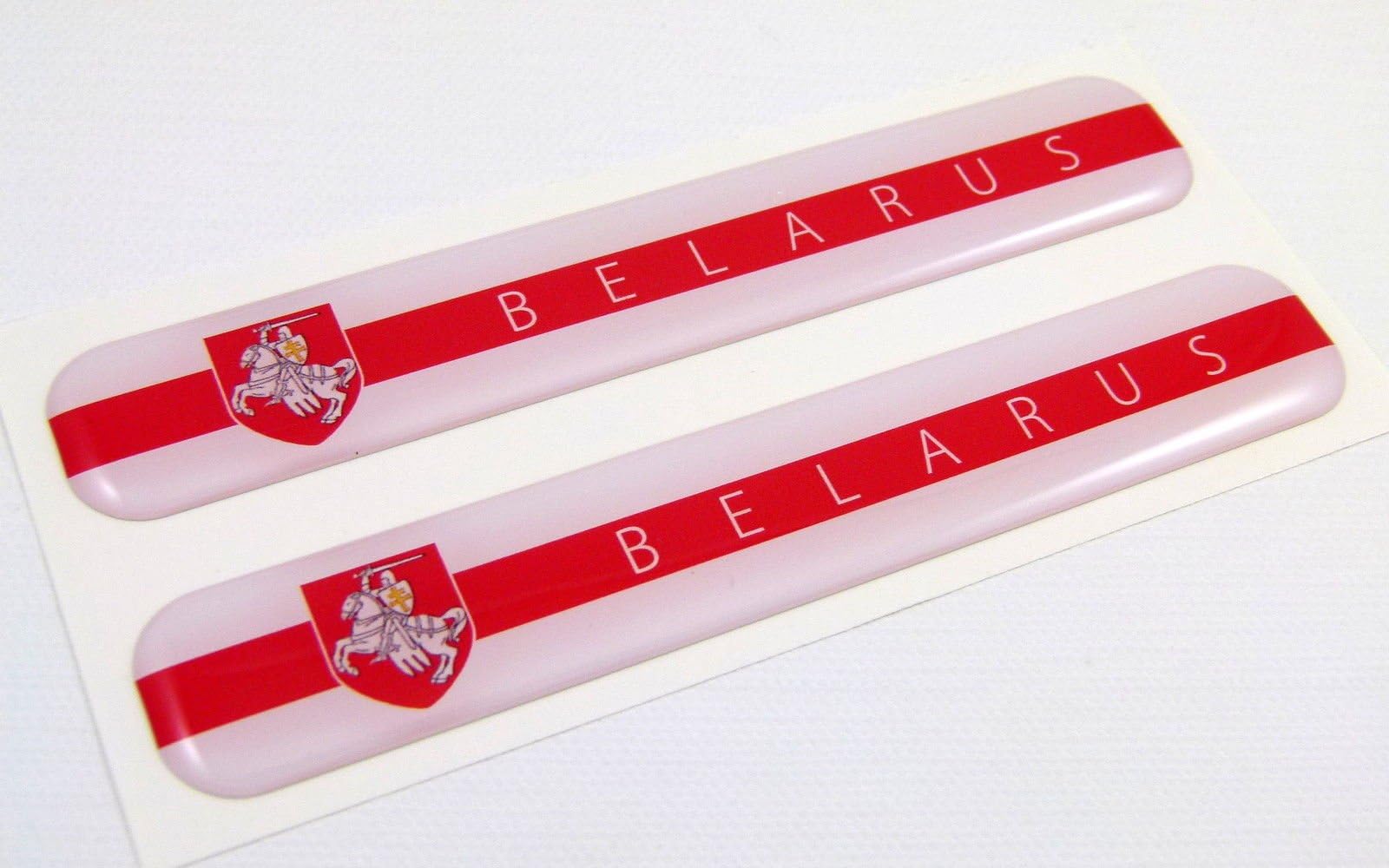 Amazon.com: Belarus Flag Domed Decal Emblem Resin car auto Stickers 5"x ...