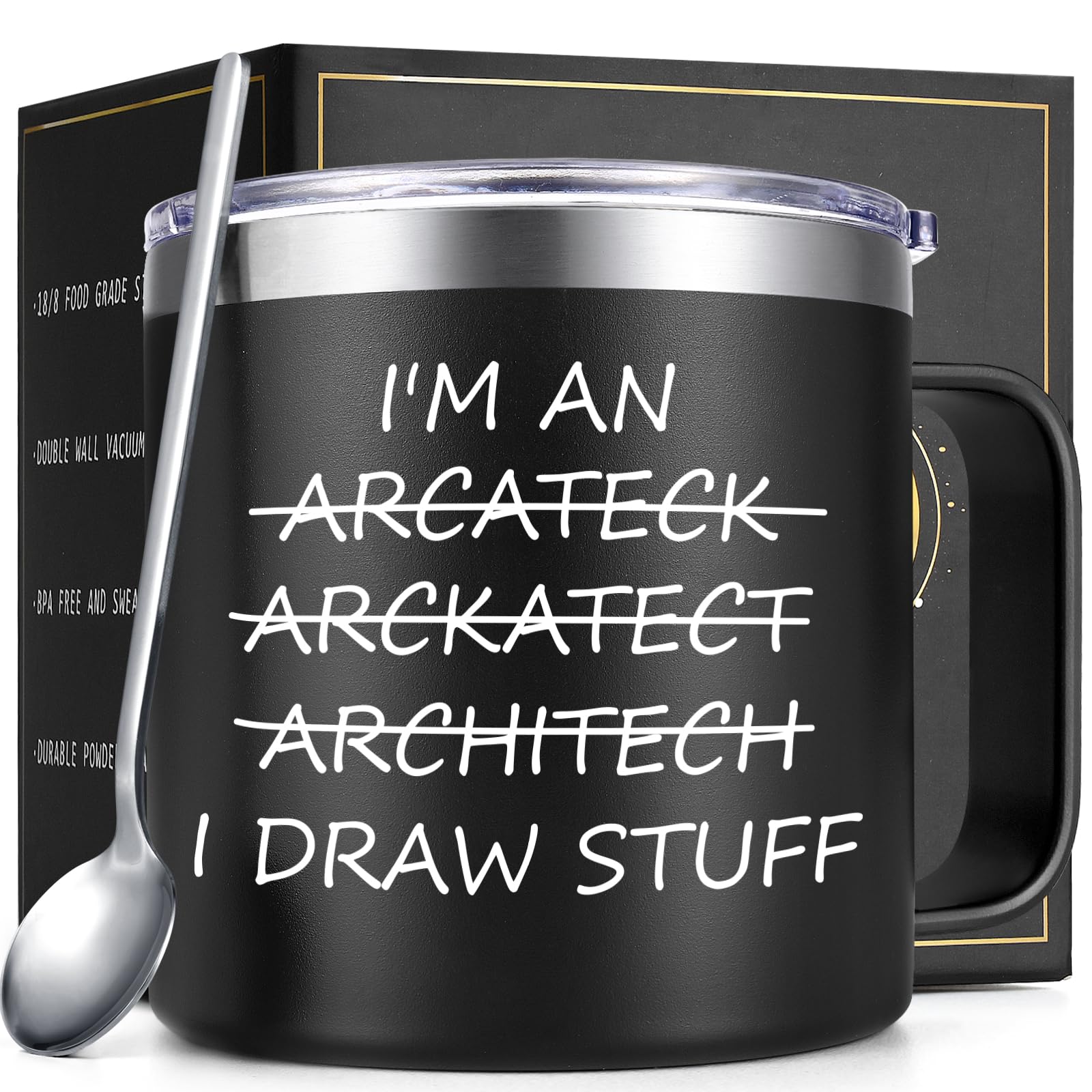 Amazon.com: Lifecapido Architecture Gifts, I'm An Architect I Draw ...