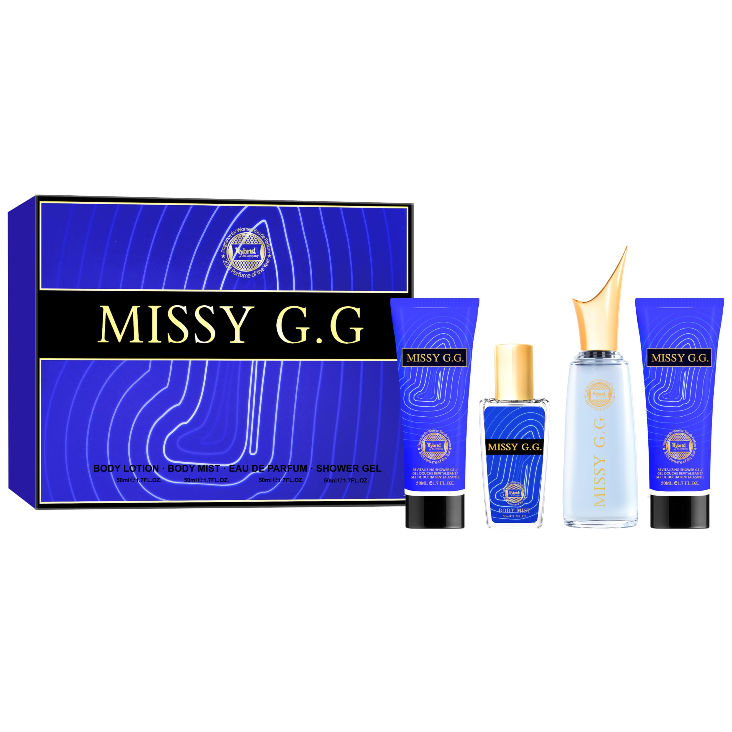 Amazon.com : Hybrid & Company Missy G.G 4-Piece Gift Set for Women ...