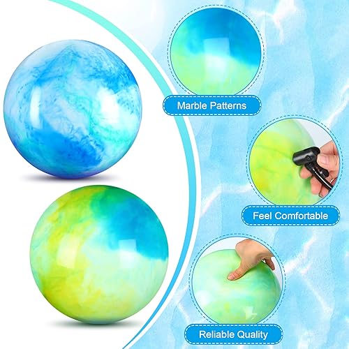 Snapklik.com : Deekin 2 Pcs 15 Inch 18 Inch Marbleized Bouncy Balls ...
