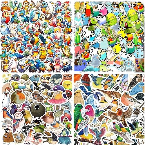 Amazon.com: 200 PCS Bird Stickers Vinyl Waterproof Bird Stickers Bird ...