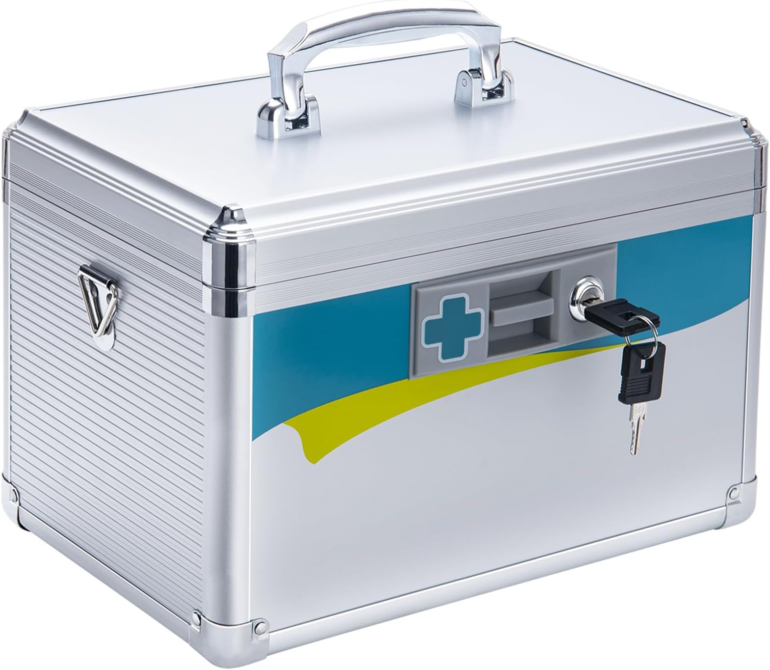 Amazon.com: Medicine Lock Box with Key, Locking Medication Box First ...