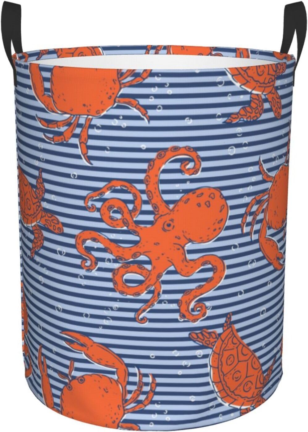 Amazon.com: Sea Turtles Circular Hamper Clothes Storage Bucket Storage ...