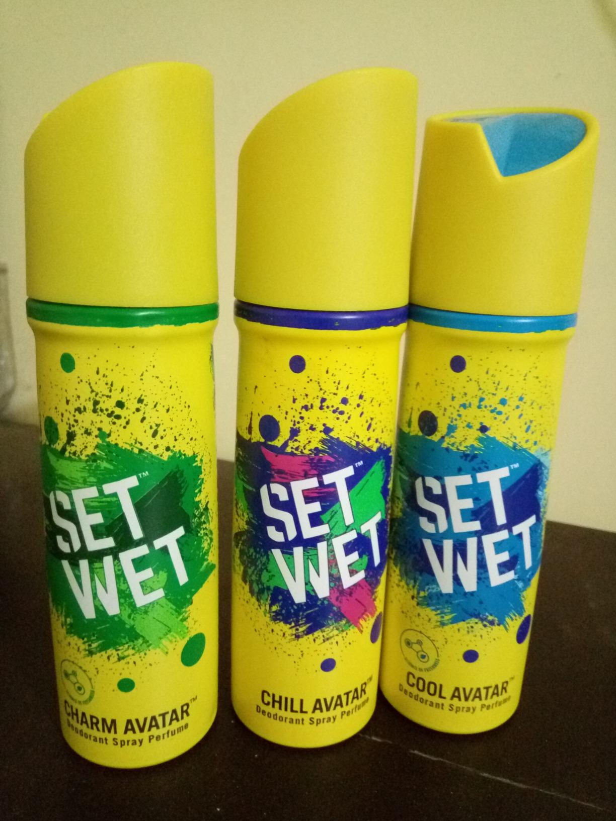 Buy Set Wet Deodorant Spray Perfume for Men, 150ml (Cool, Charm and ...
