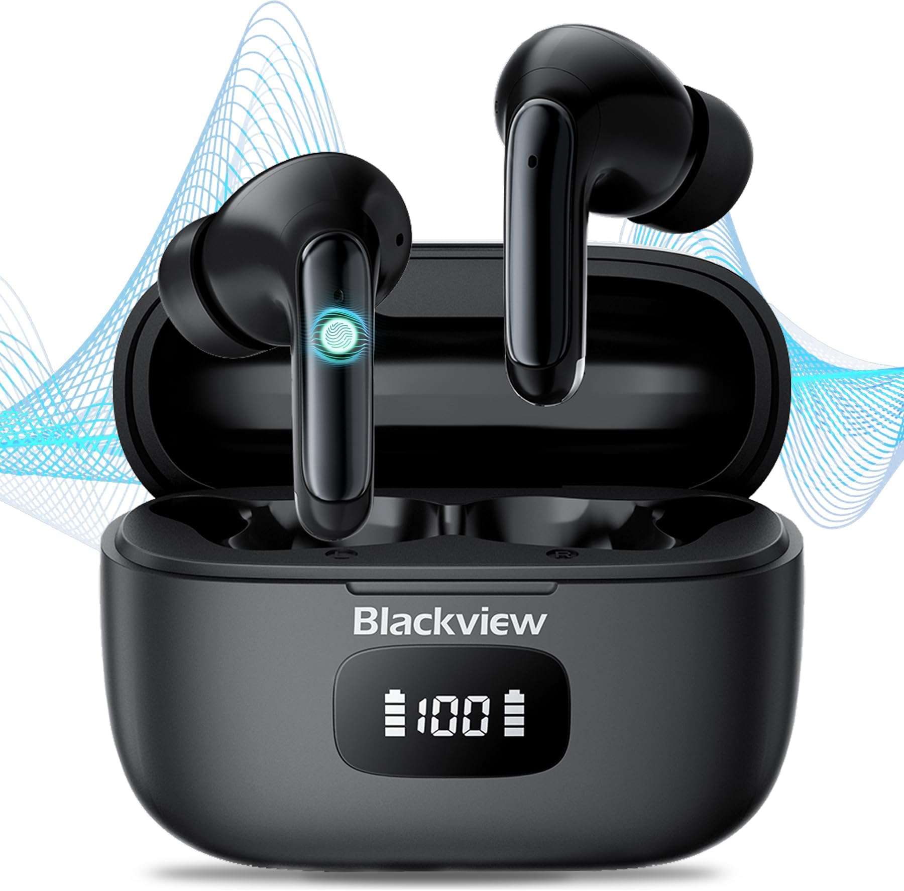 Amazon.com: Blackview Wireless Noise Canceling Earbuds in Ear ...