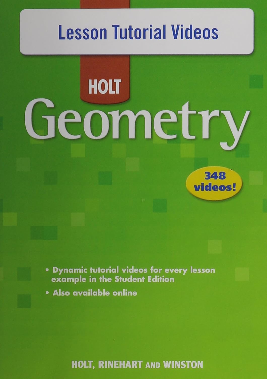 Amazon.com: Holt Geometry: Lesson Tutorial Videos DVD-ROM Geometry ...