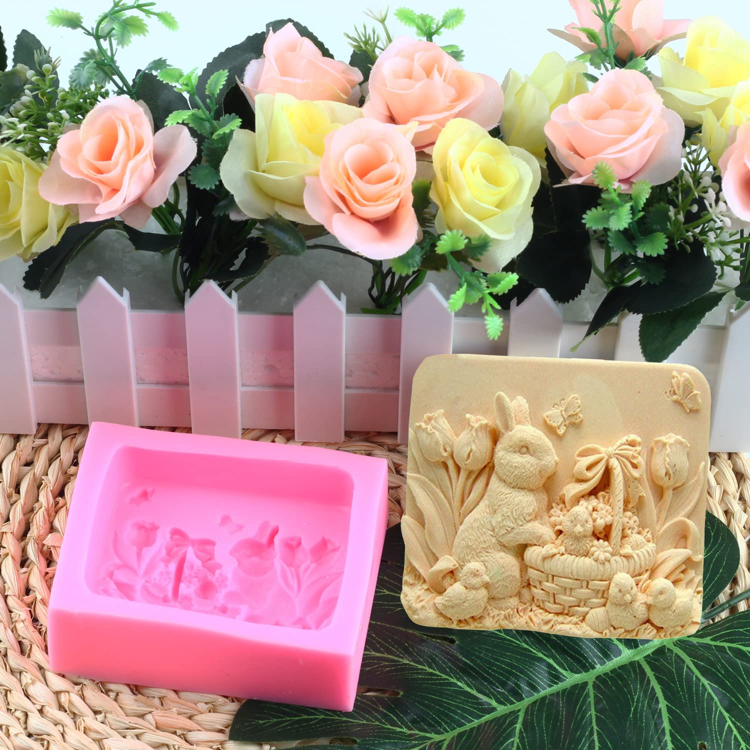 Snapklik.com : 3D Rabbit Cake Decorating Silicone Fondant Mold For ...