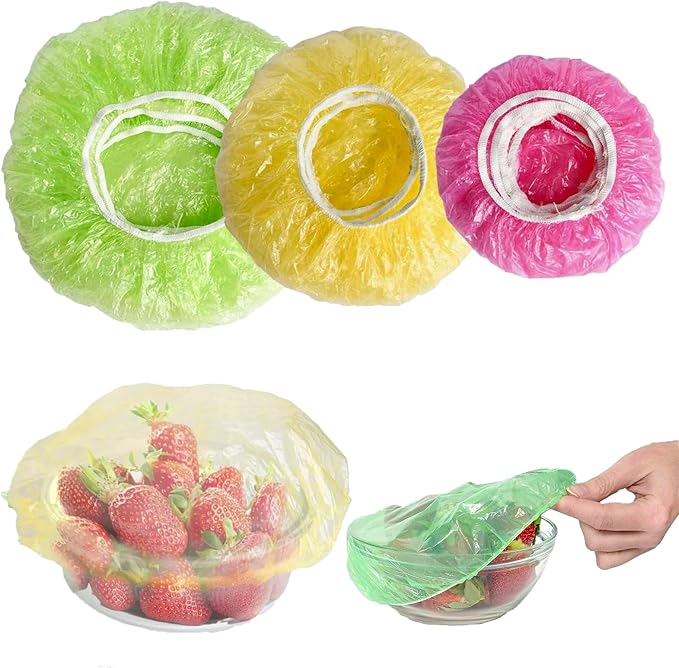 60 Pcs Reusable Food Covers, Plate Covers for Food, Elastic Food Covers ...