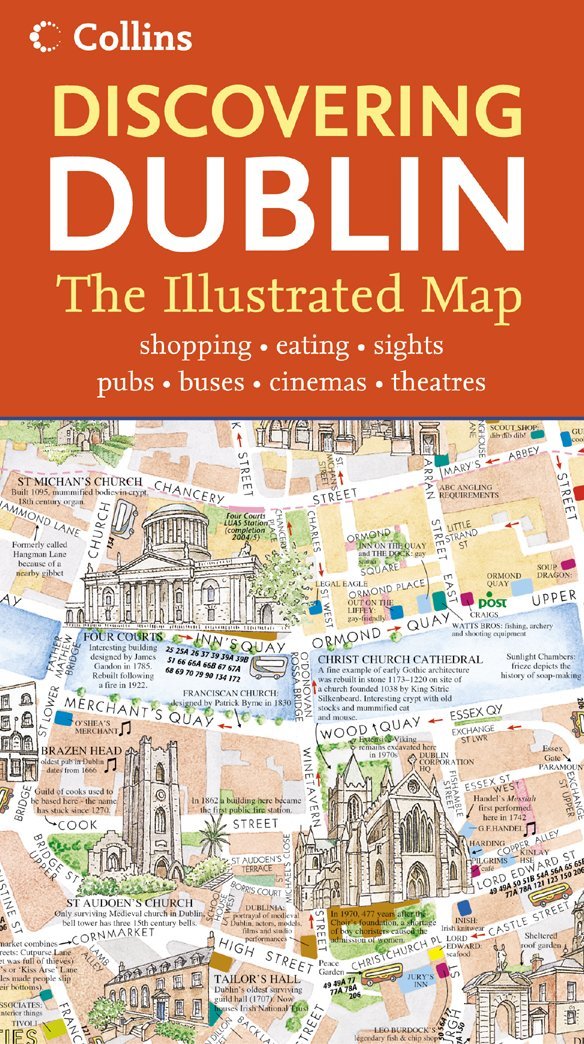Discovering Dublin: The Illustrated Map : Beddow, Dominic: Amazon.co.uk ...