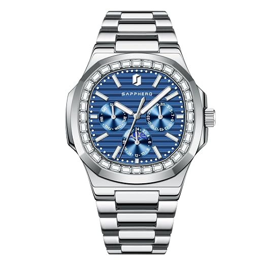 Sapphero Watches for Men Waterproof Luminous Watches with Date Dial ...