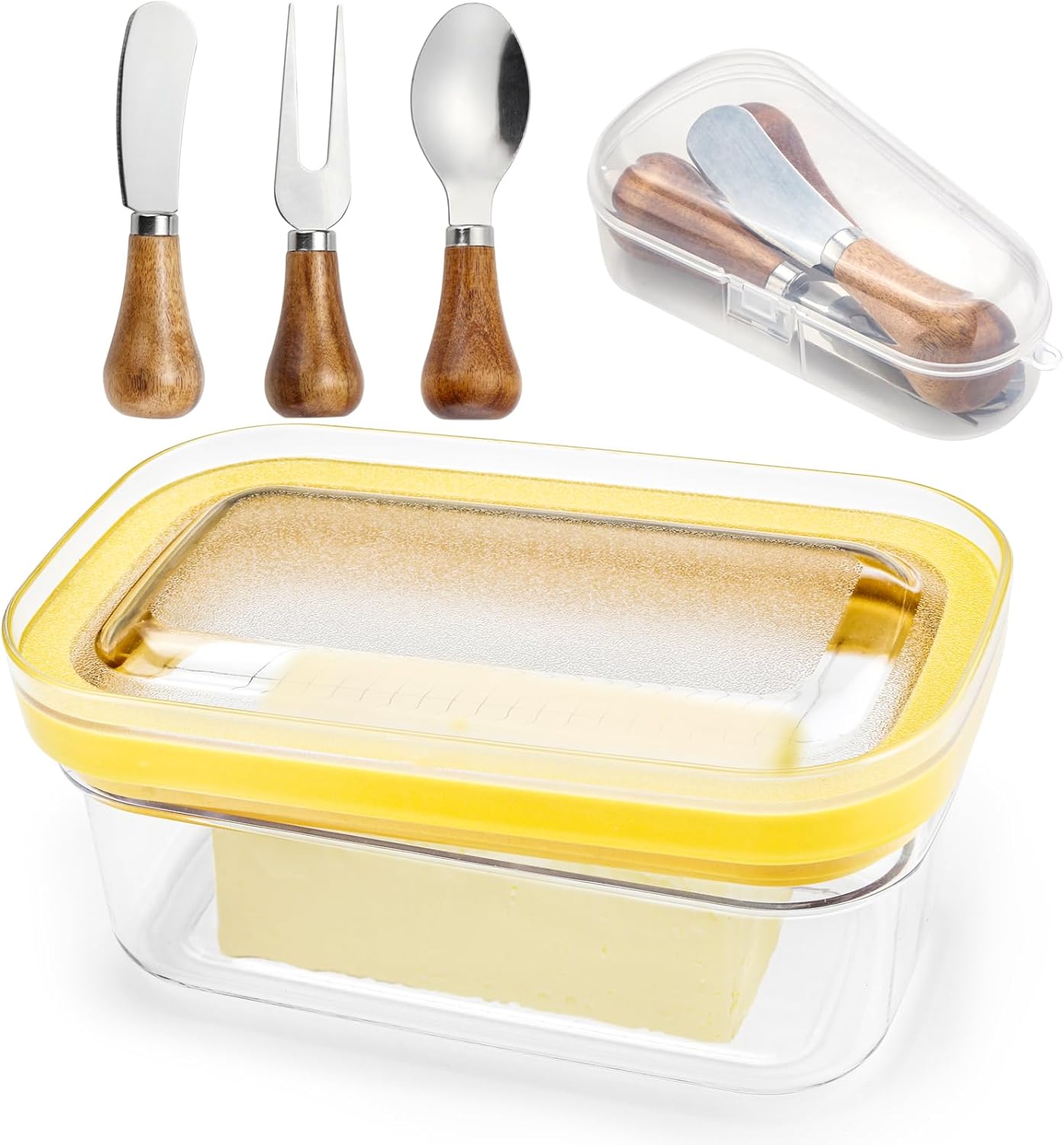 Amazon.com | Butter Slicer Cutter Stainless Steel Airtight Butter ...