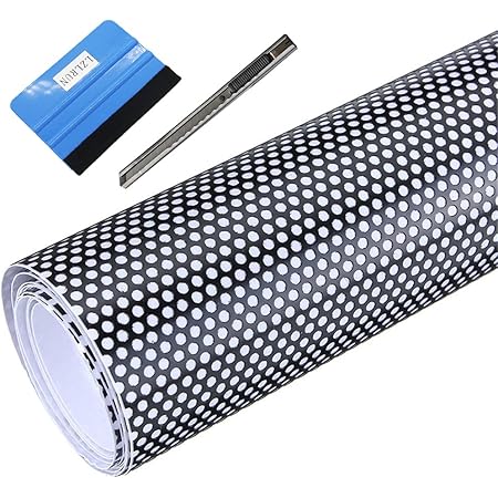 Amazon.com: VViViD One Way Perforated Window Vinyl Privacy Wrap Film Roll Decal Sheet DIY Easy ...