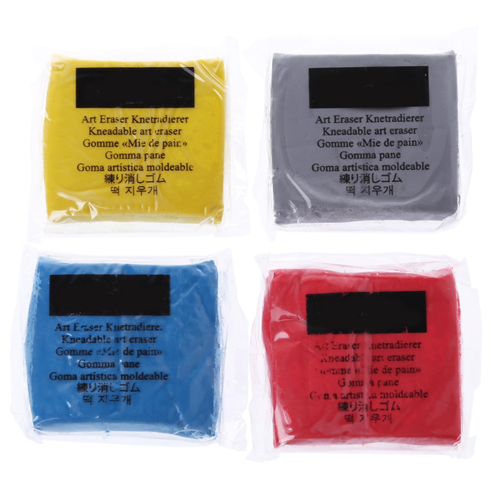 Amazon.com : Kneaded Rubber Erasers Colorful Eraser for Ideal for ...