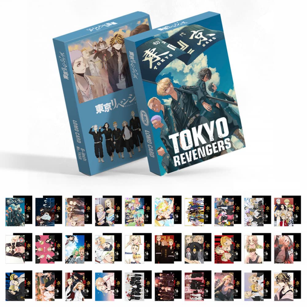 Buy Goodern 30 Pcs Anmie Tokyo Revengers Lomo Cards Tokyo Revengers ...