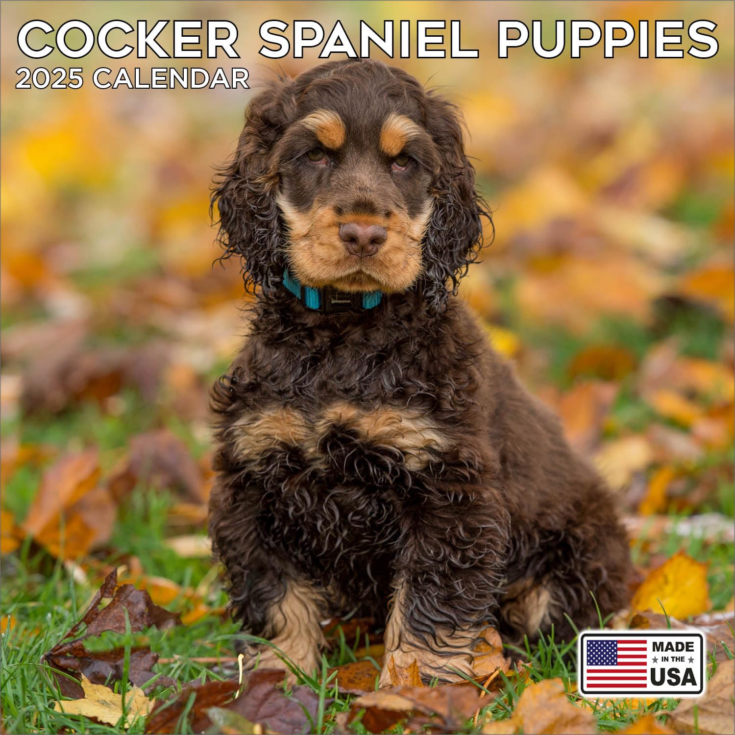 2025 Cocker Spaniel Puppies Calendar - Dog Breed Wall Calendar - 12 x ...