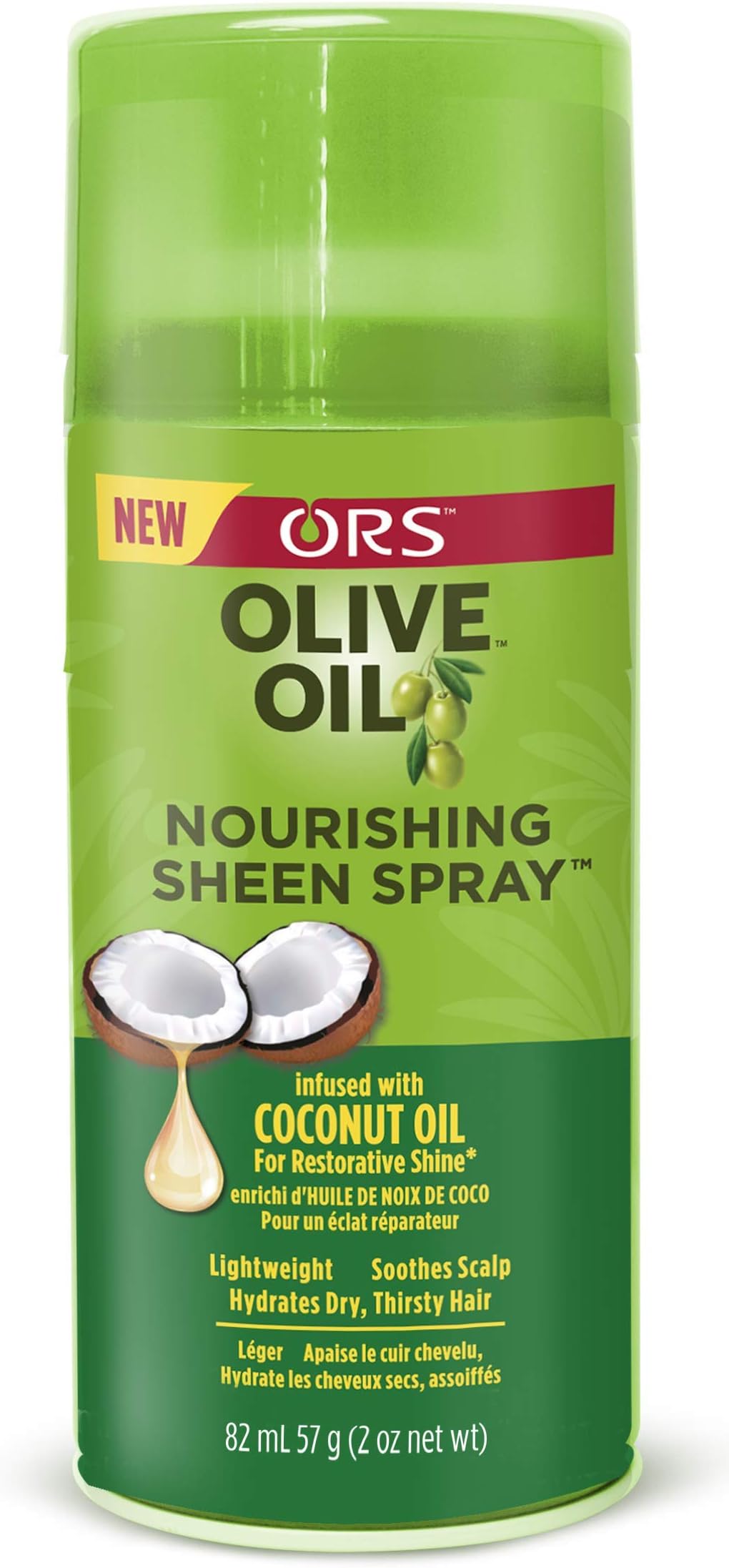 Amazon.com : ORS Olive Oil Nourishing Sheen Spray Infused with Coconut ...