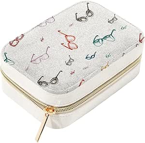 Amazon.com: Double Layer Portable Travel Mini Jewelry Case Display ...