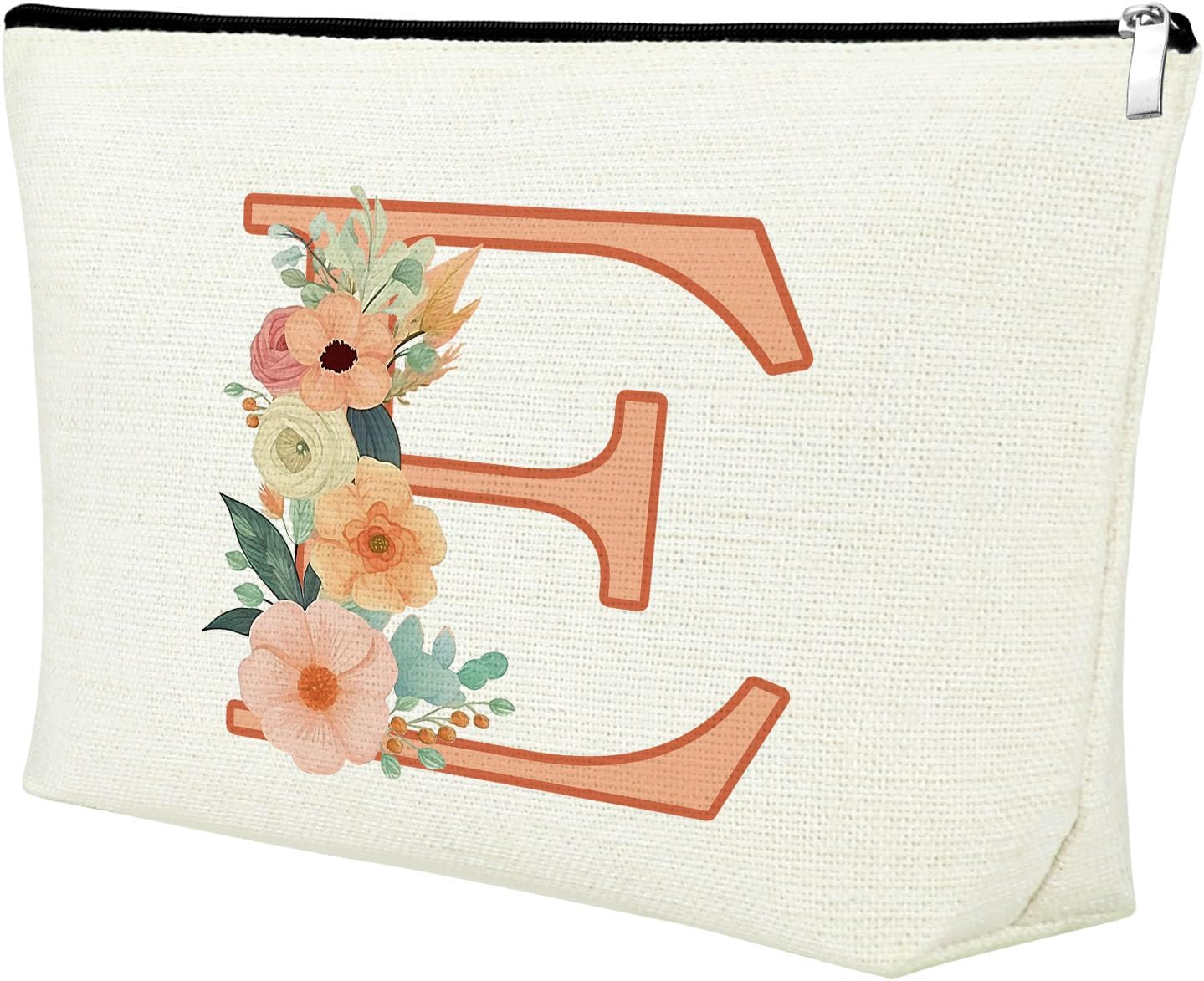 Amazon.com: Alphabet Makeup Bag Initial Monogram Personalized Gifts ...