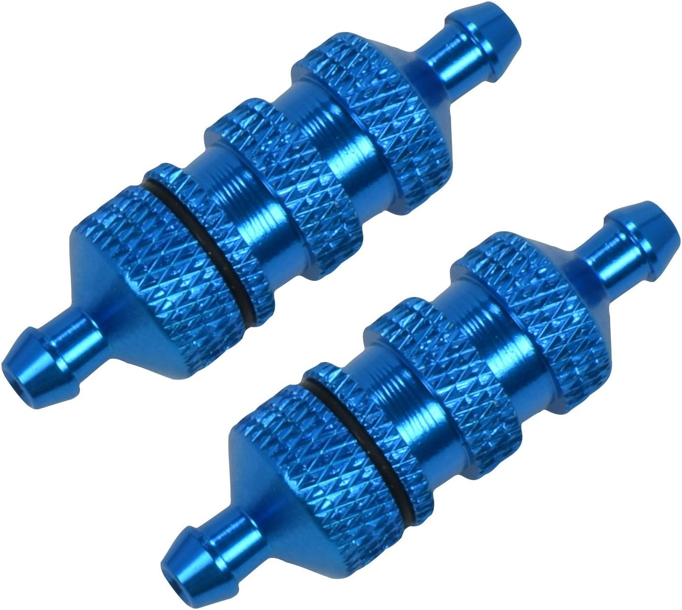 Apex RC Products Blue Nitro Aluminum Fuel Filter - 2 Pack #8054, Fuel ...